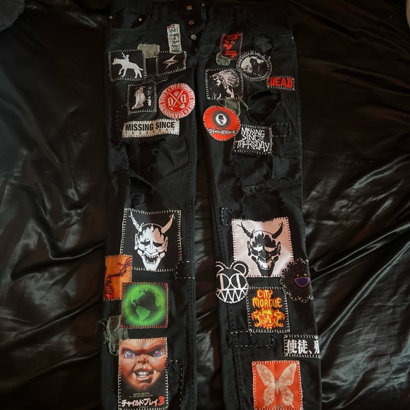 MST | Jeans | Mst Patch Jeans City Morgue Jeans | Poshmark
